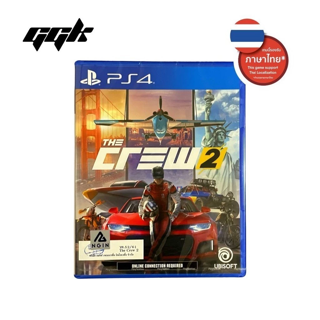 The Crew 2 Playstation 4 แผ่นศูนย์ไทย - GGK Simracing Thailand